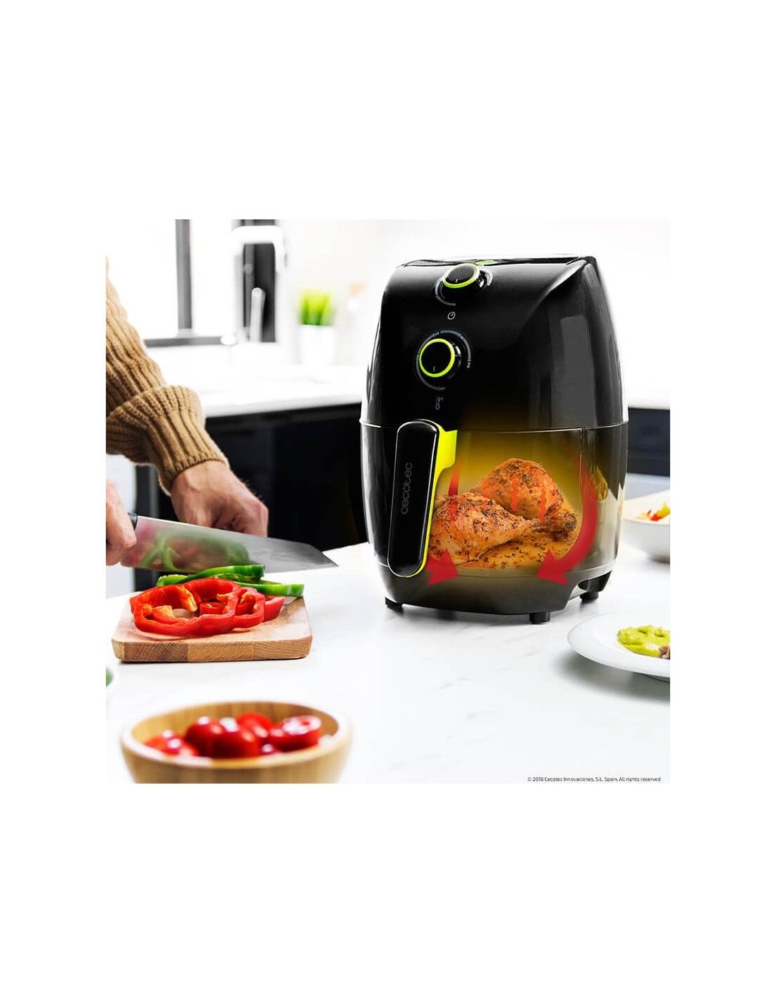 Cecotec Cecofry Compact Rapid Sencillo 1,5 L Independiente Freidora de ...