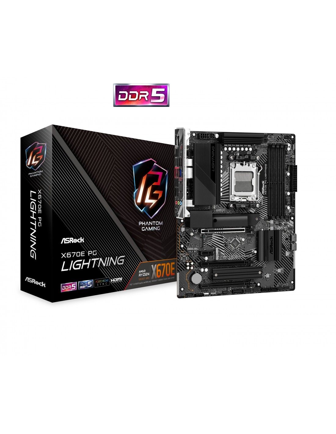 Asrock X670E PG LIGHTNING AMD X670 Socket AM5 ATX