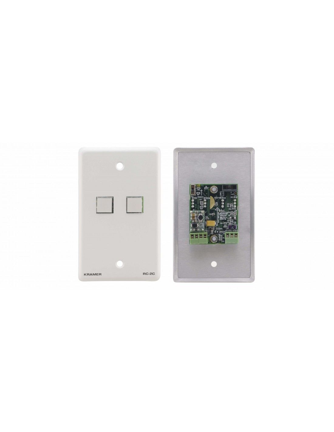 Kramer Electronics RC-2C/EU(W)-80 placa de pared y cubierta de ...