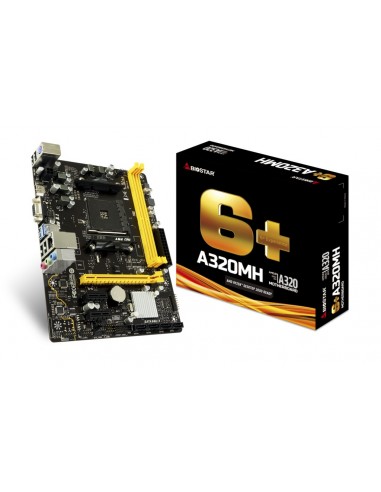 Biostar A320MH placa base AMD A320 Zócalo AM4 micro ATX