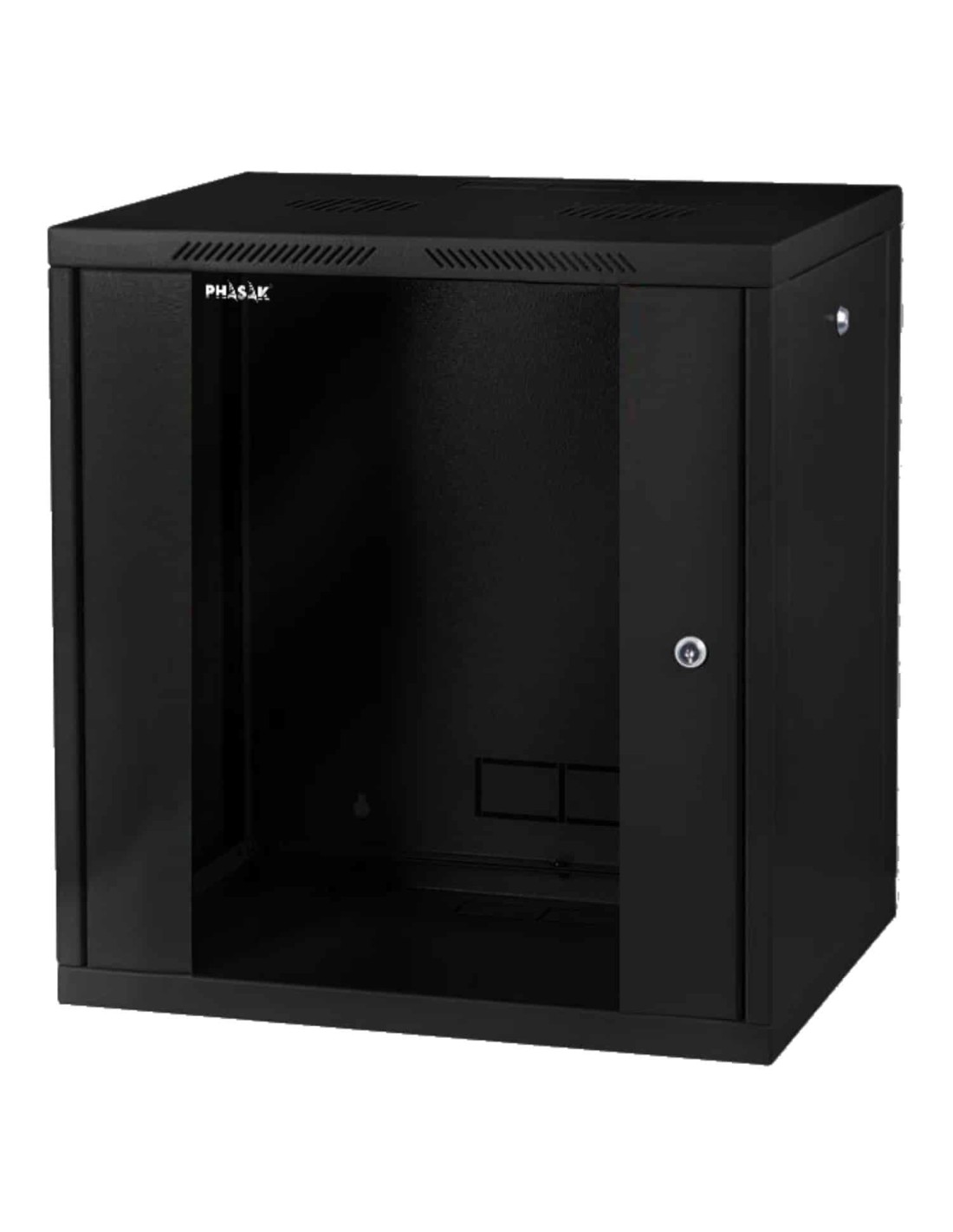 Phasak PHC 3112 armario rack 12U Bastidor de pared Negro
