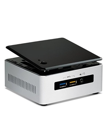 Intel NUC5i3RYH Negro, Acero inoxidable BGA 1168 i3-5010U 2,1 GHz