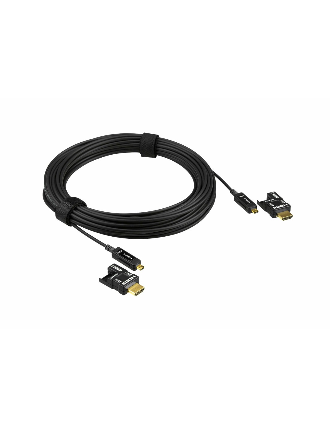 ATEN Cable óptico activo HDMI True 4K de 15 m con conector desmontable (True 4K a 15 m)