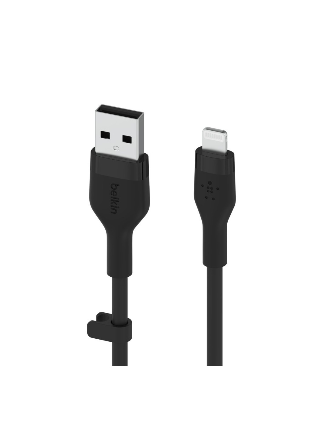 Belkin Cbl Silicqe USB-A LTG 2M noir Negro