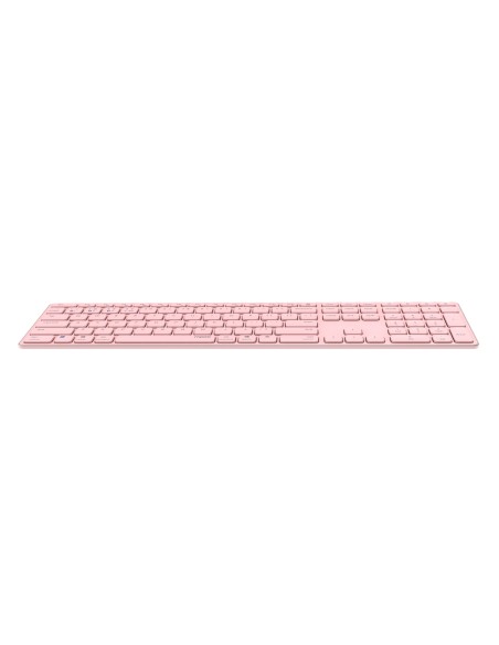 Rapoo E9800M teclado Bluetooth QWERTY Rosa