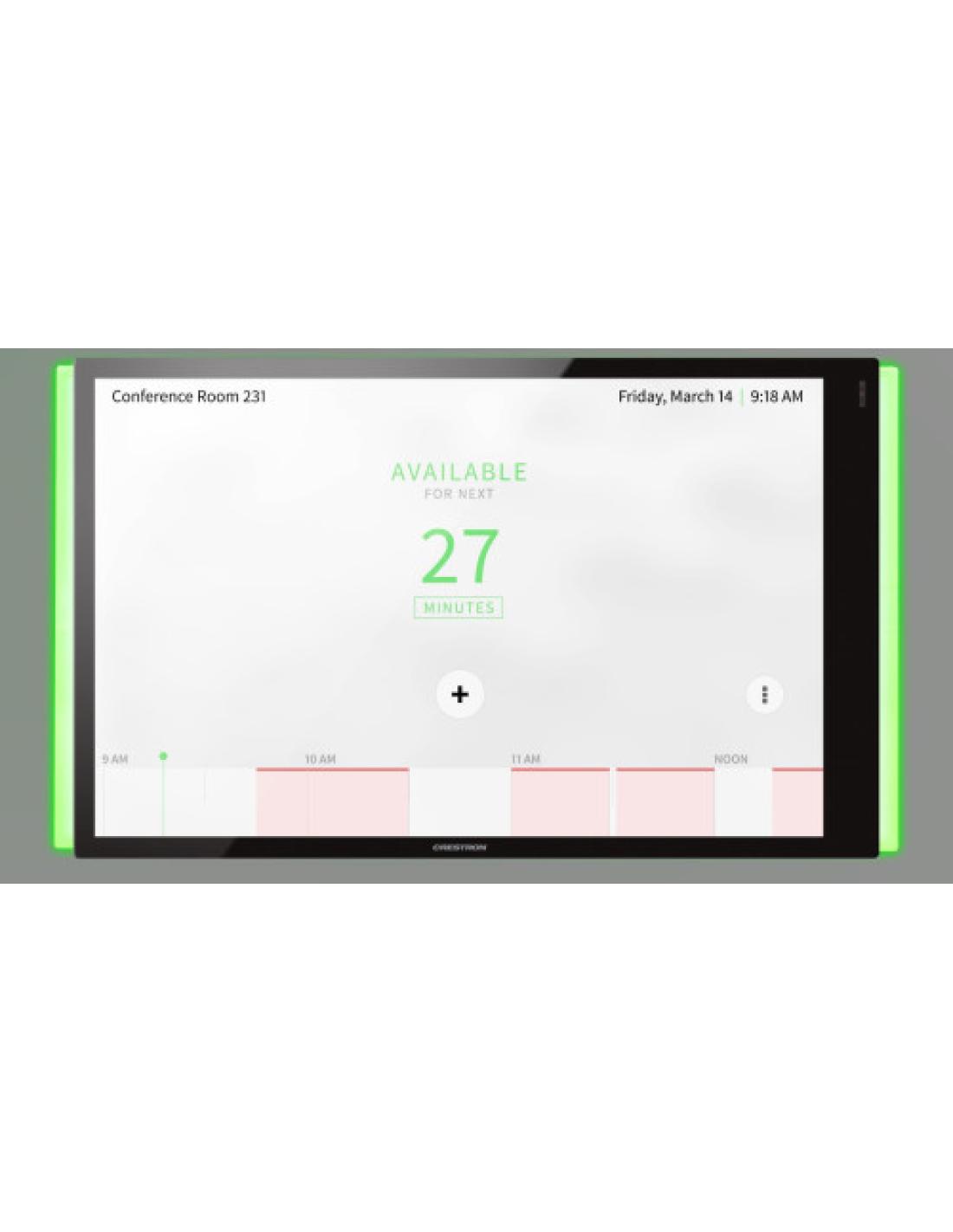 CRESTRON ROOM AVAILABILITY LIGHT BAR FOR TSW-1070 SERIES, BLACK SMOOTH ...