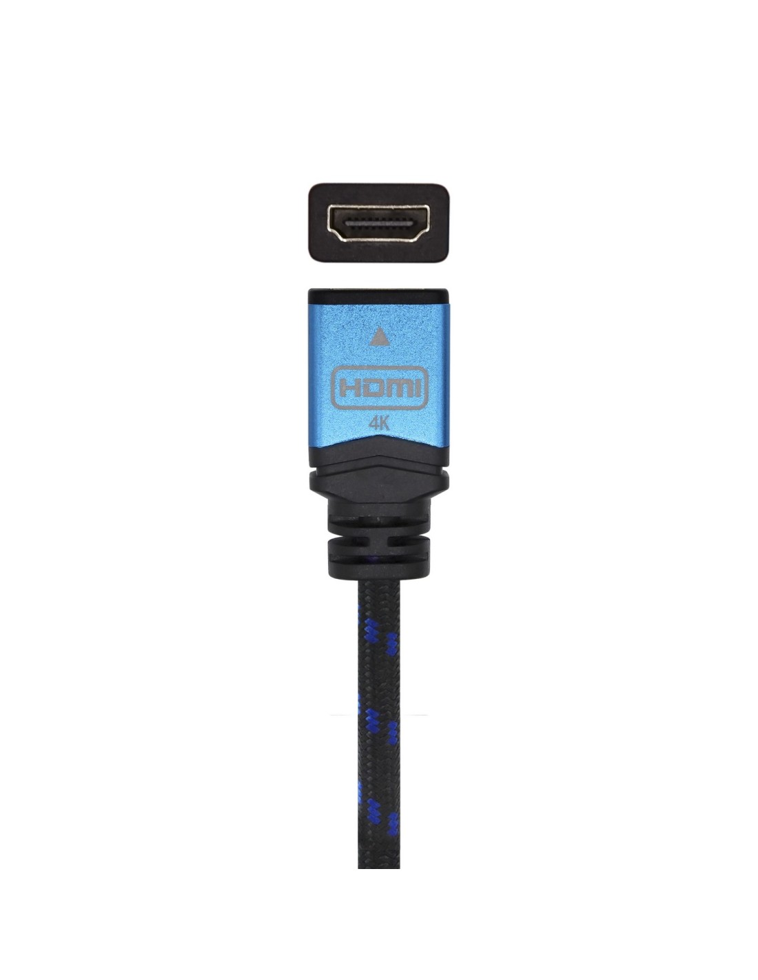 AISENS Cable HDMI V2.0 Prolongador Premium Alta Velocidad / HEC 4K@60Hz 18Gbps, A/M-A/H, Negro ...