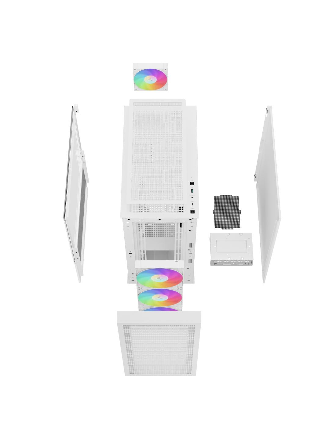 DeepCool CH560 WH Midi Tower Blanco