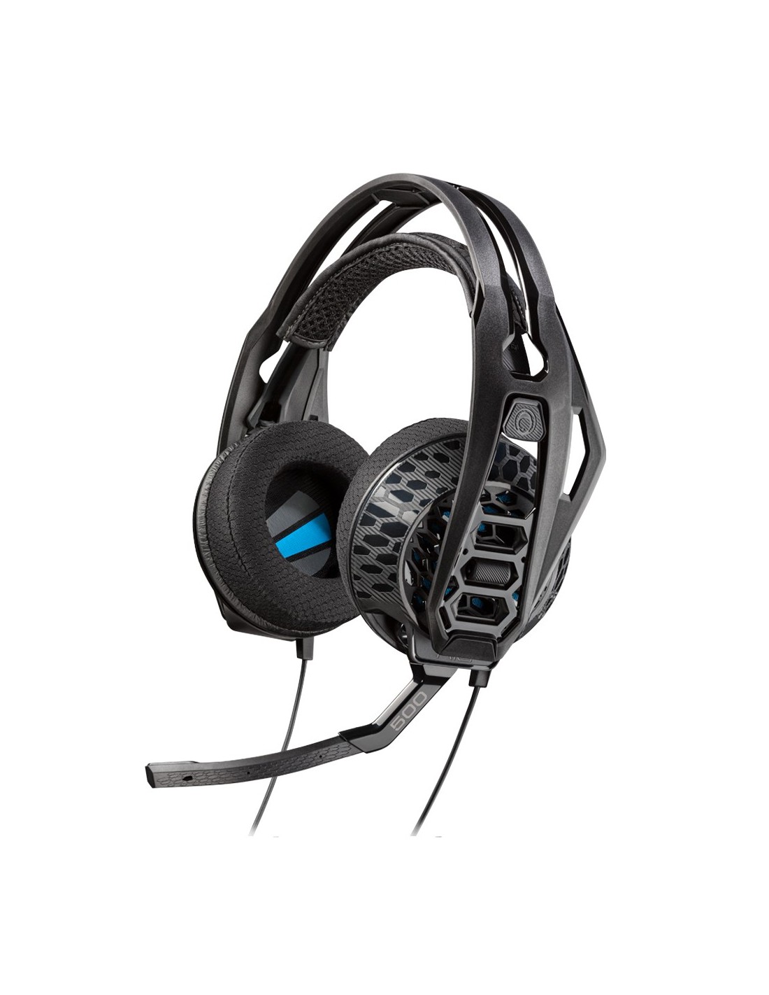 POLY RIG 500E Auriculares Alámbrico Diadema Juego Negro