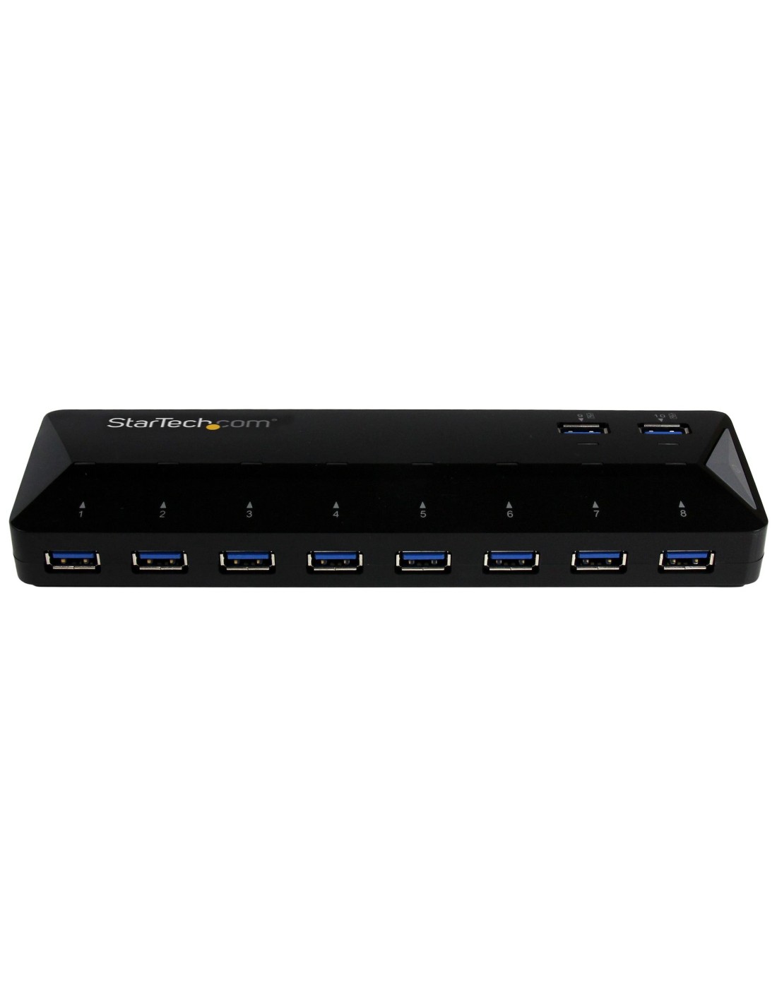 StarTech.com Concentrador USB 3.0 (5Gbps) de 10 Puertos - Ladrón con Puertos de Carga y ...