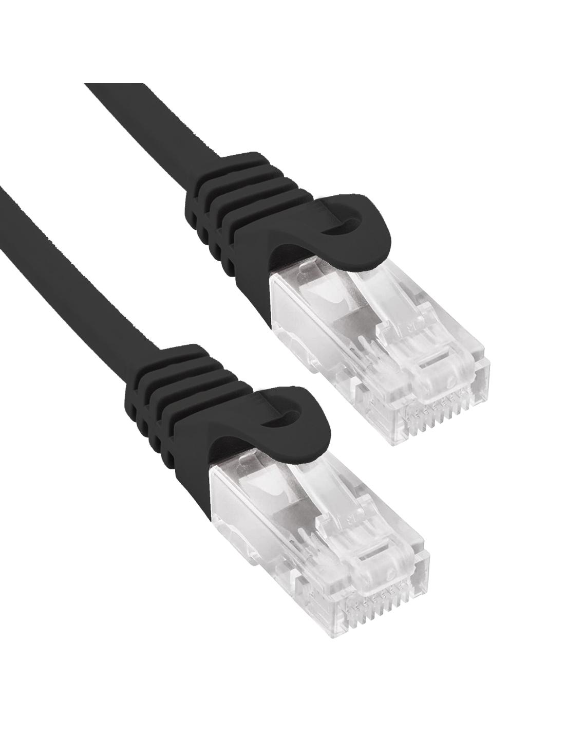 Phasak Cable de Red Cat.6 UTP Solido CCA Cat.6 UTP Negro 20M