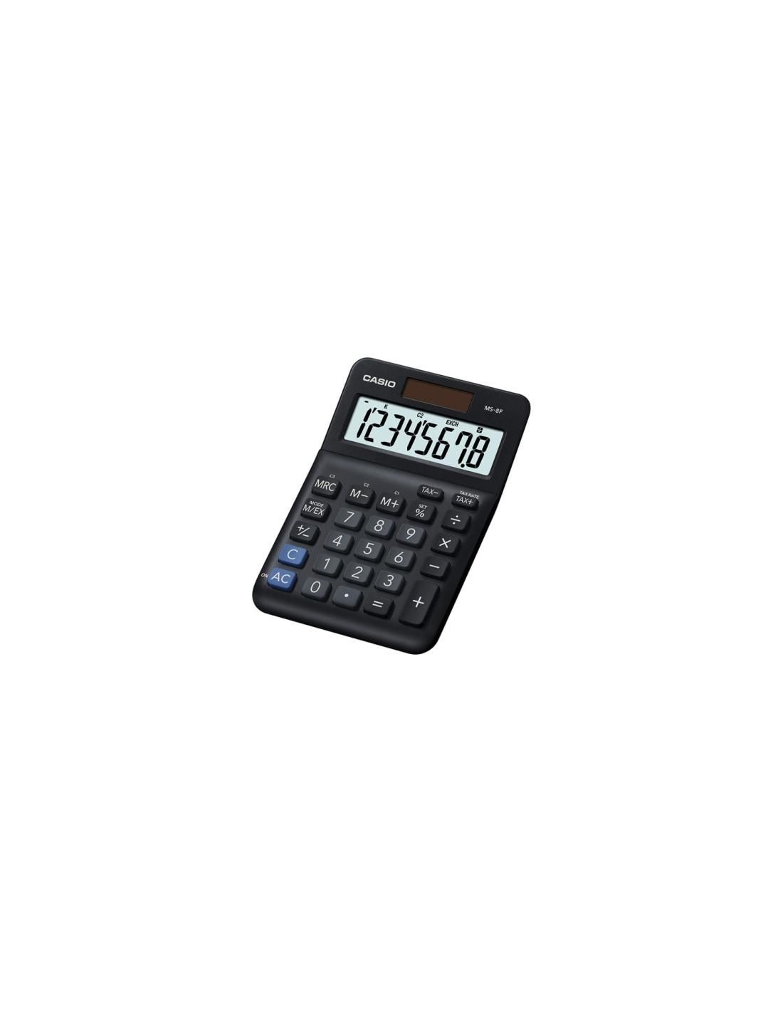 Casio MS-8F calculadora Escritorio Calculadora básica Negro