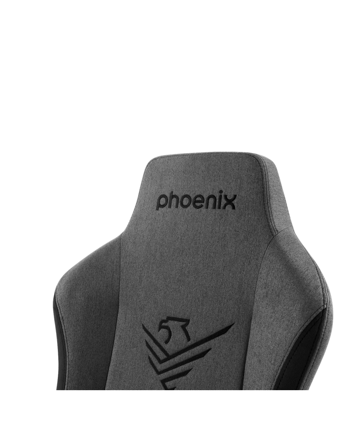 Phoenix nova silla gaming alta gama fabricada en tela gris
