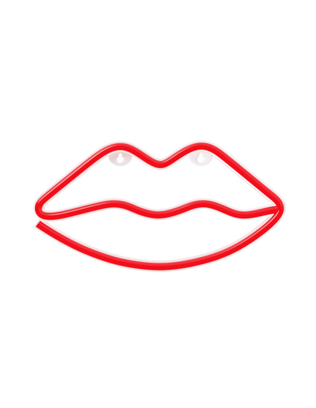 Lampara forever neon led lips red
