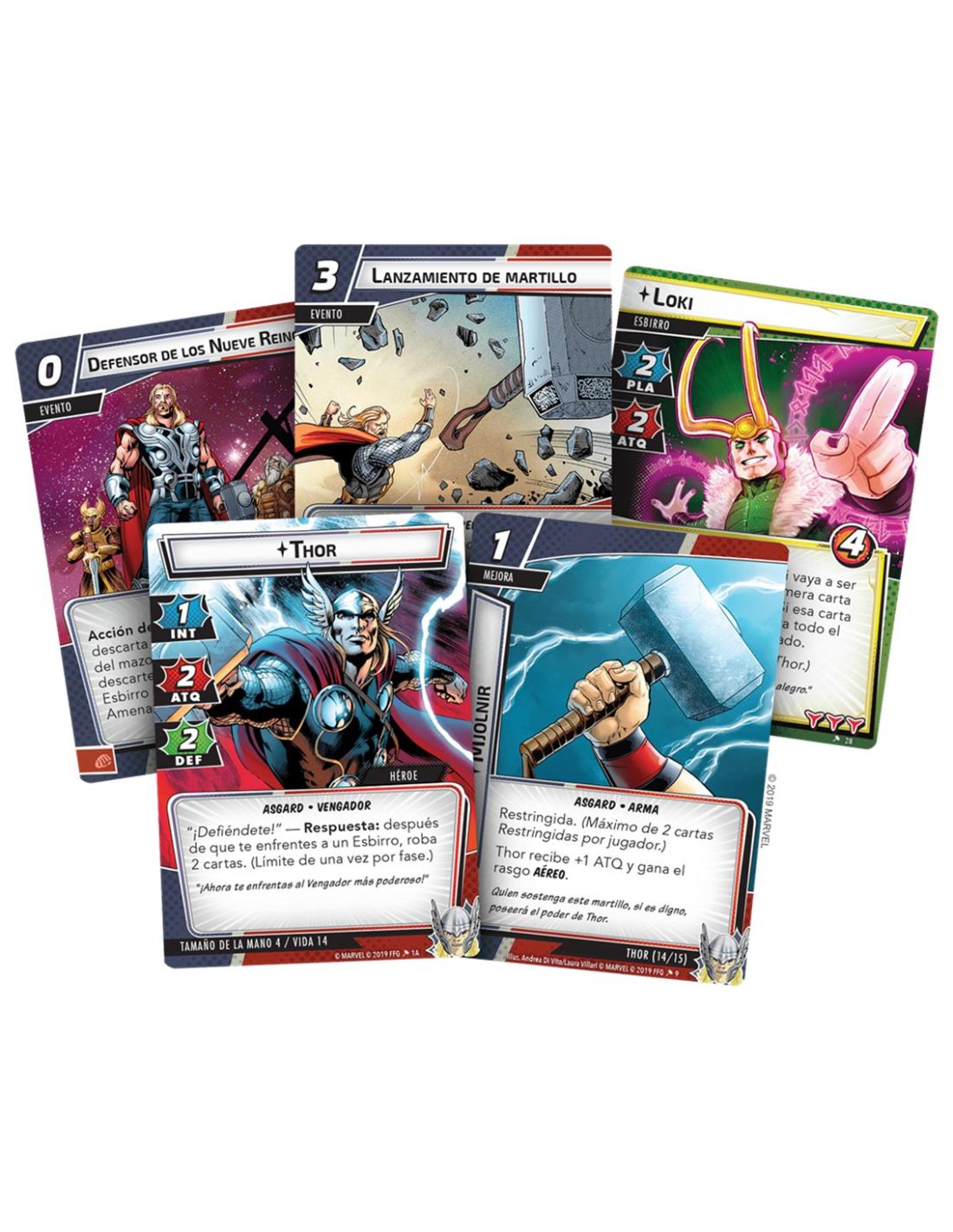 Juego de mesa marvel champions thor pegi 14