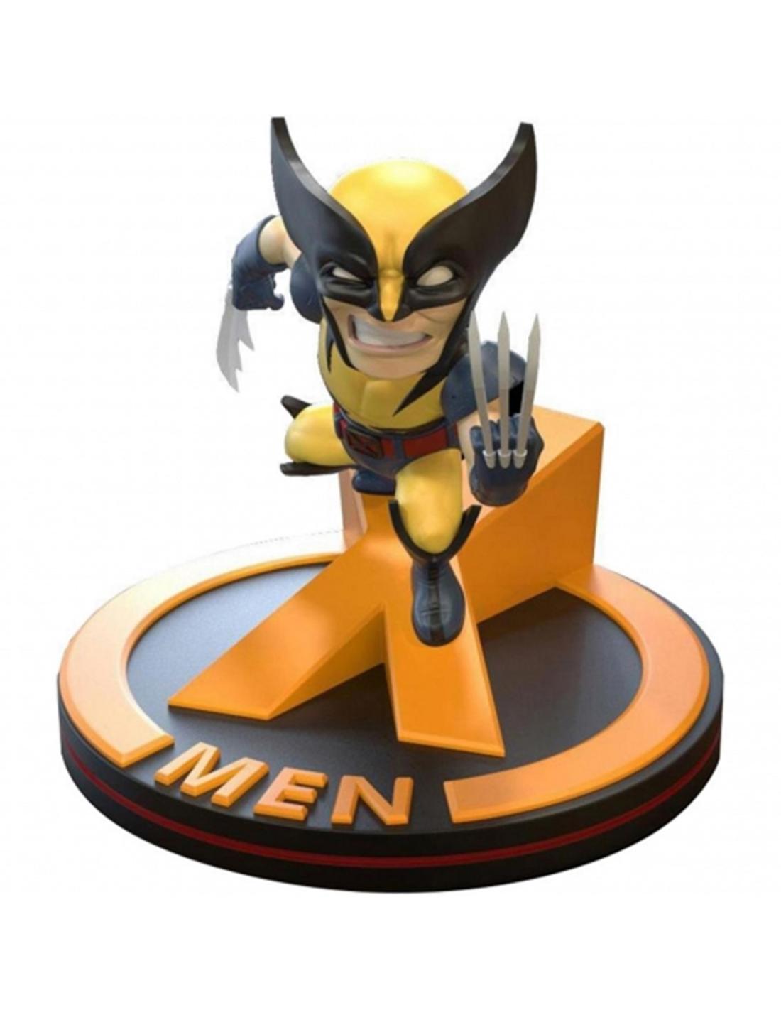 Figura quantum mechanix marvel x - men wolverine 10 cm q - fig diorama