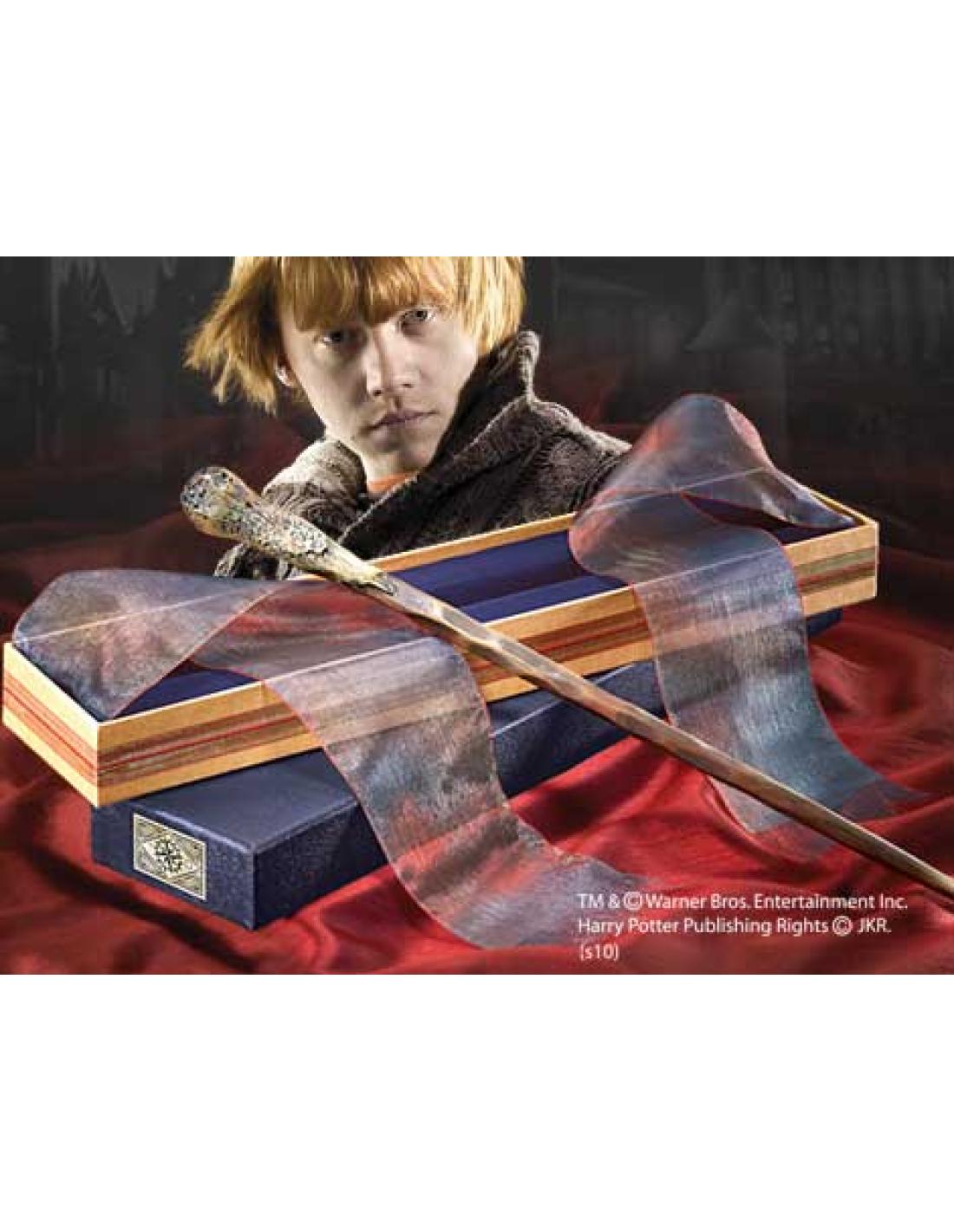 Replica the noble collection harry potter varita de ron weasley