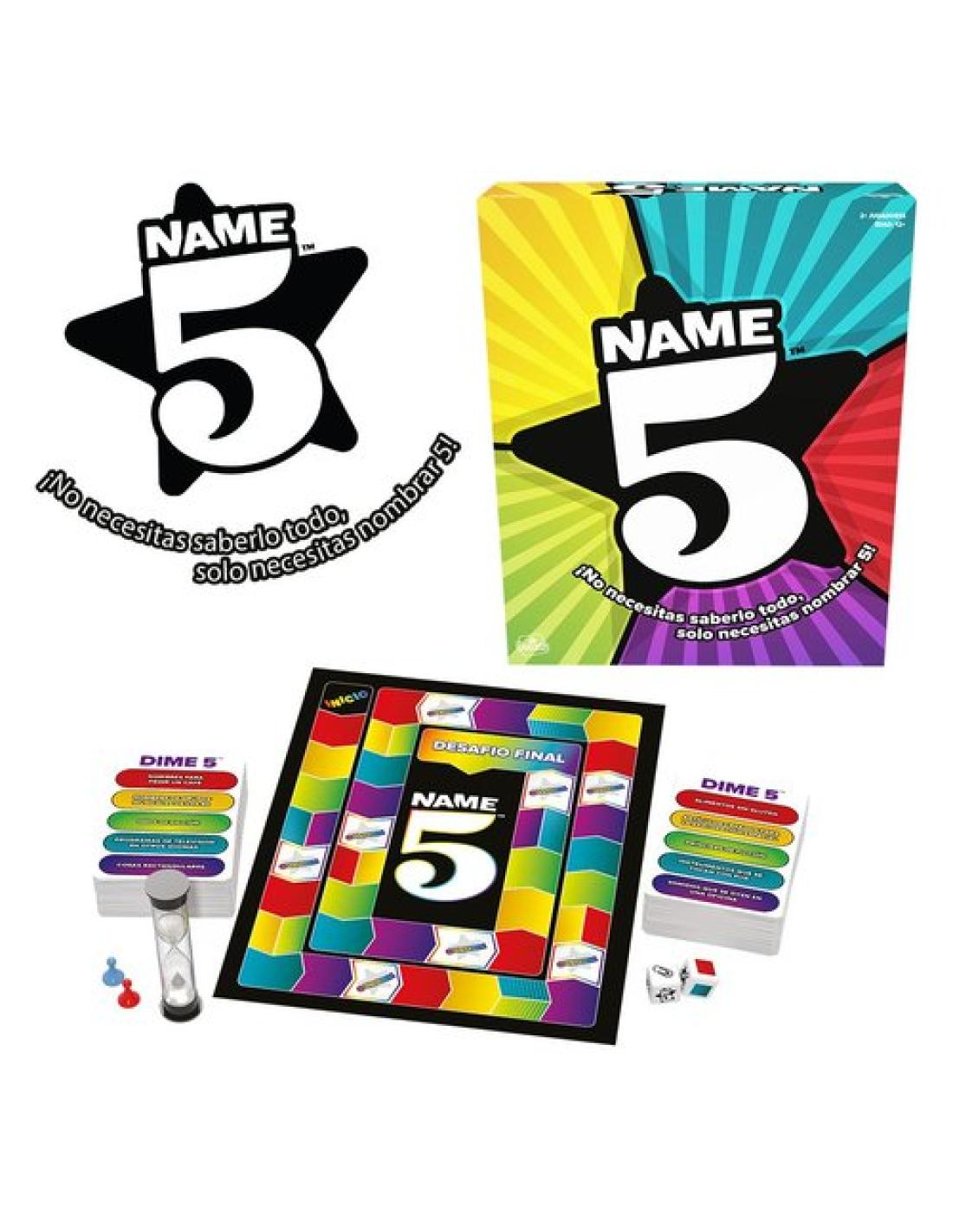 Juego de mesa name 5 big box