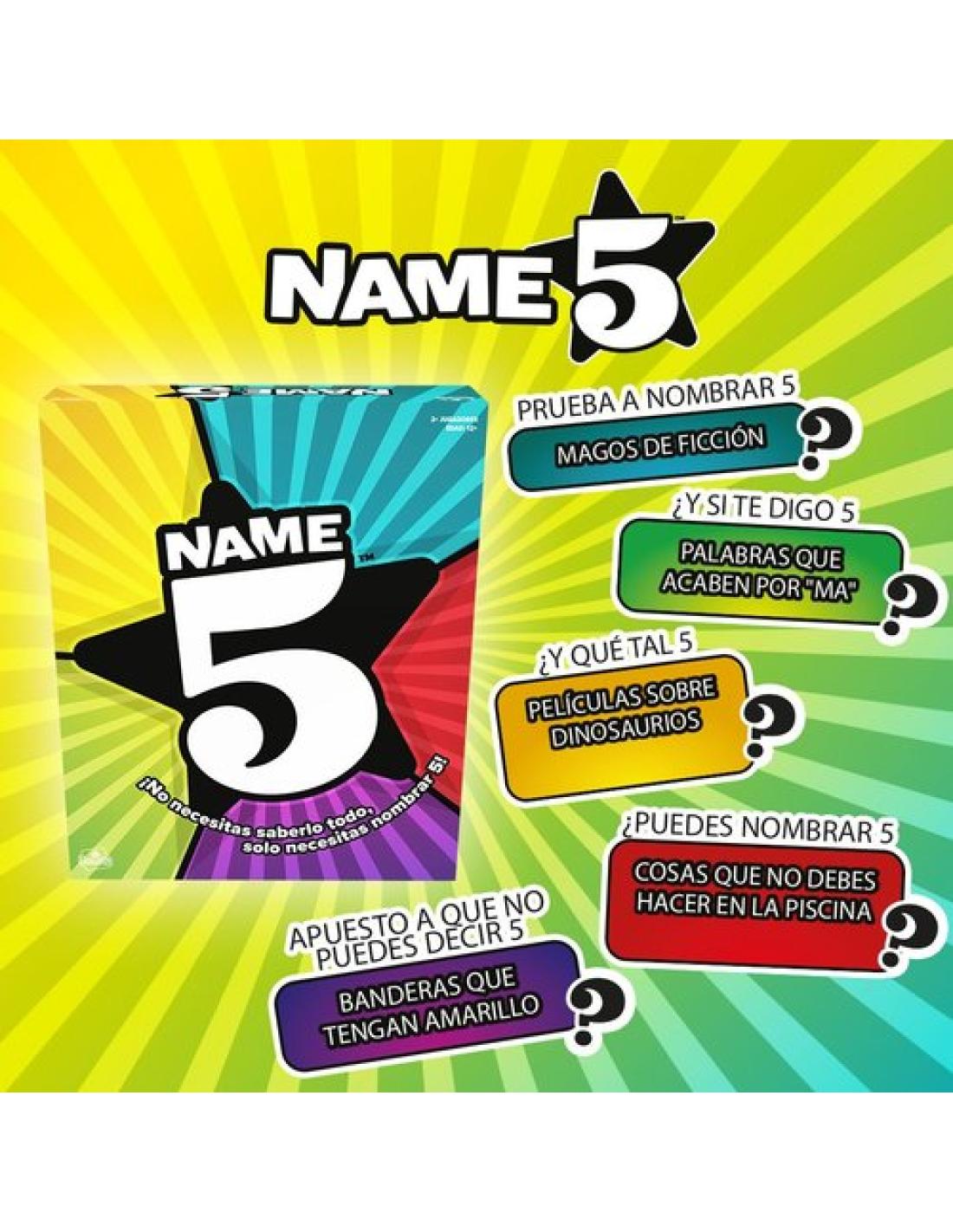 Juego de mesa name 5 big box
