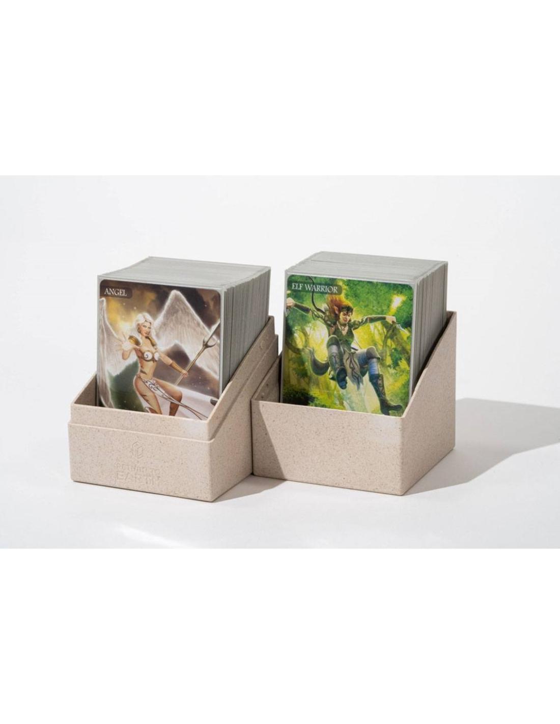 Caja de cartas ultimate guard boulder deck case return to earth 100+ tamaño estándar natural