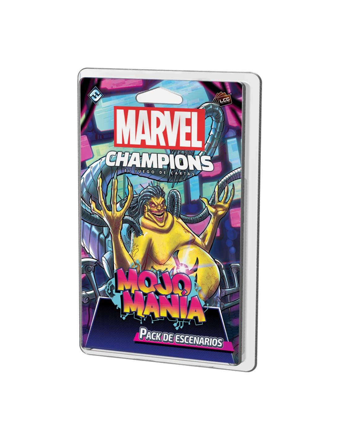 Juego de mesa marvel champions mojomania 78 cartas pegi 14