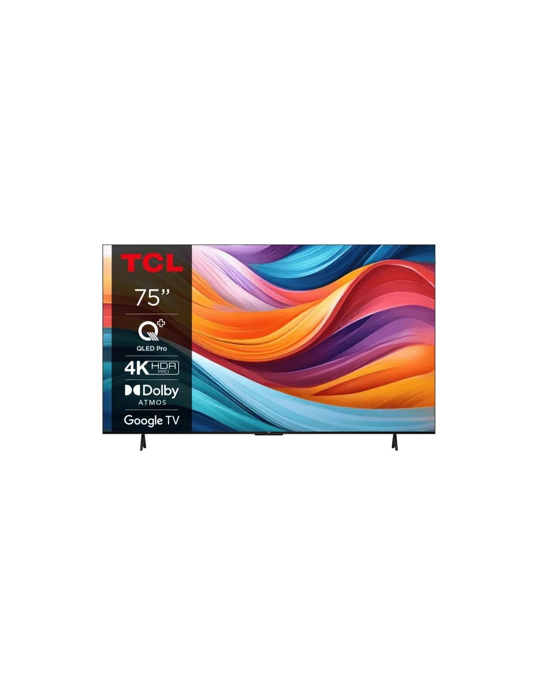 TCL T7B 75T7B Televisor 190,5 cm (75") 4K Ultra HD Smart TV Wifi Titanio 450 cd / m²