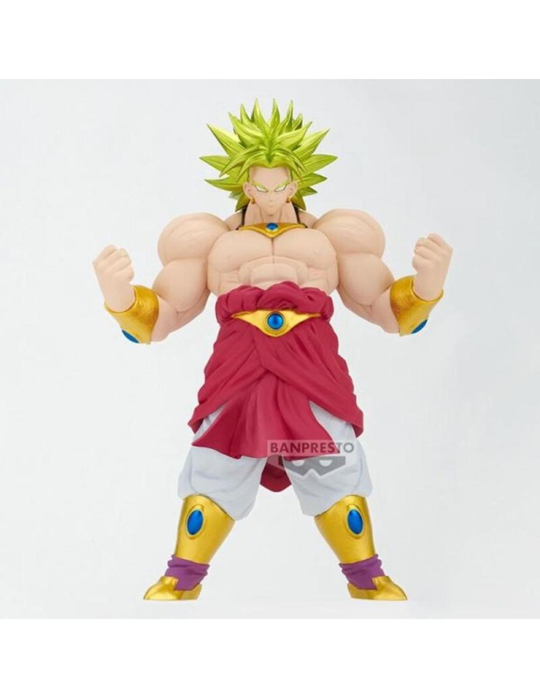Figura banpresto dragon ball z blood of saiyans super saiyan broly 20cm