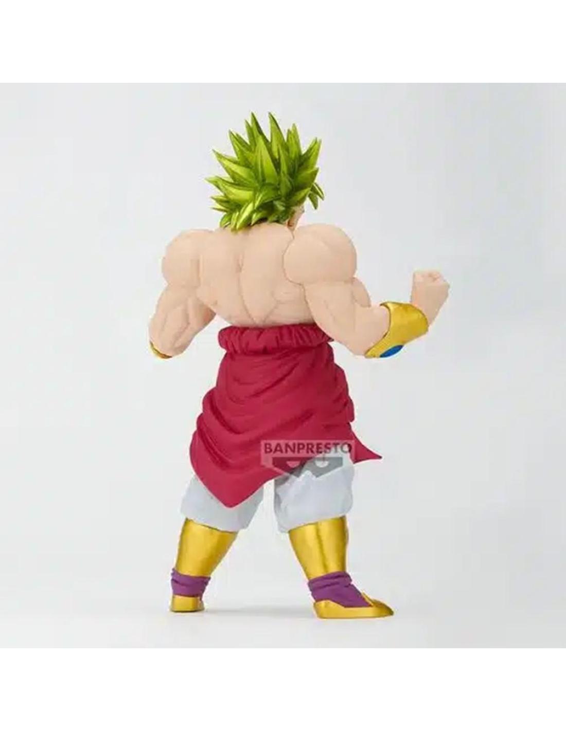 Figura banpresto dragon ball z blood of saiyans super saiyan broly 20cm