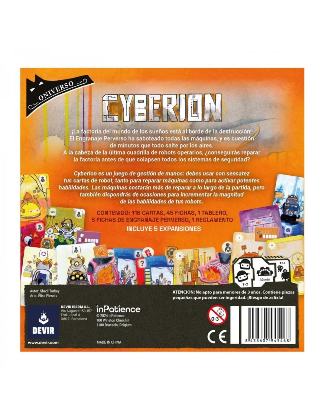 Juego de mesa cyberion