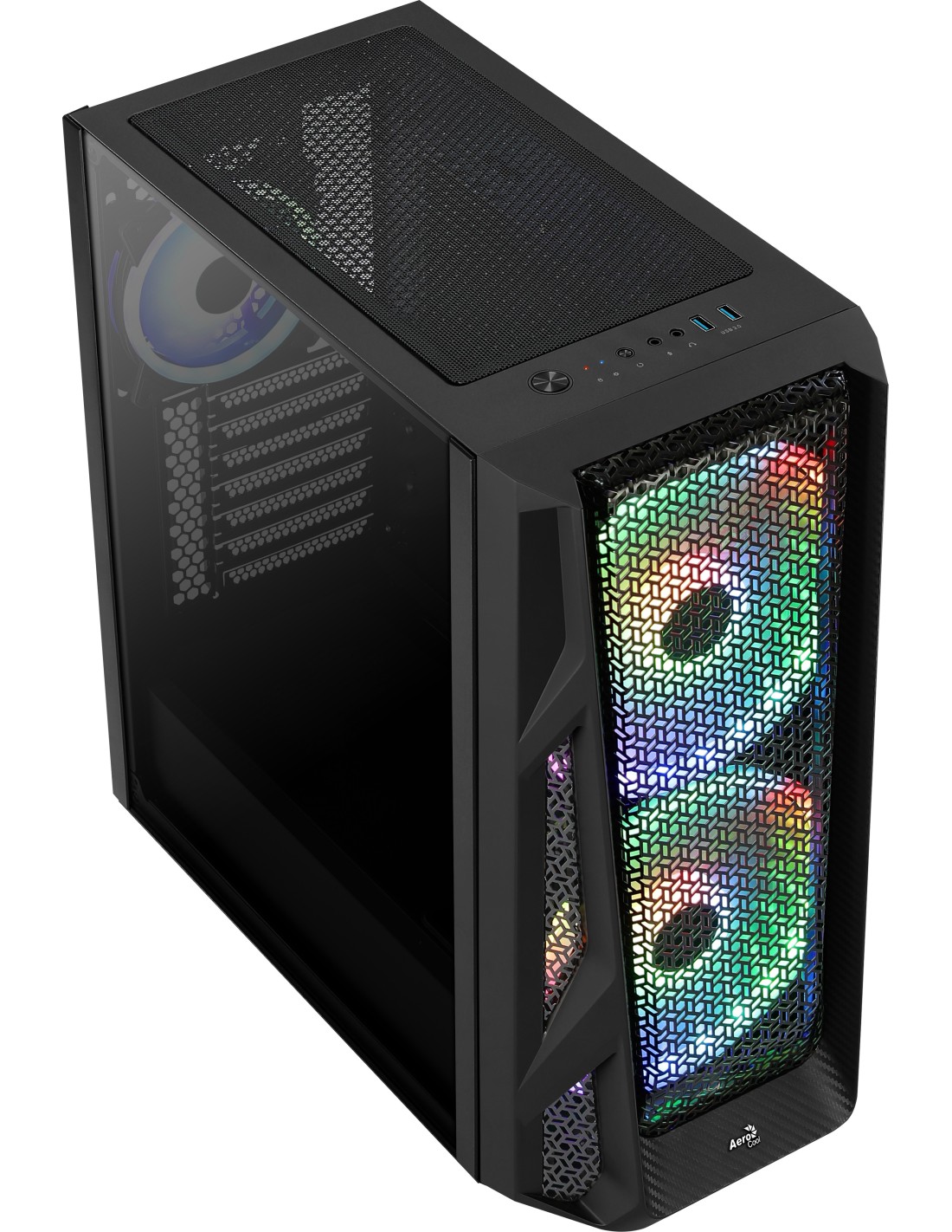 Aerocool AirHawk Duo Torre Negro