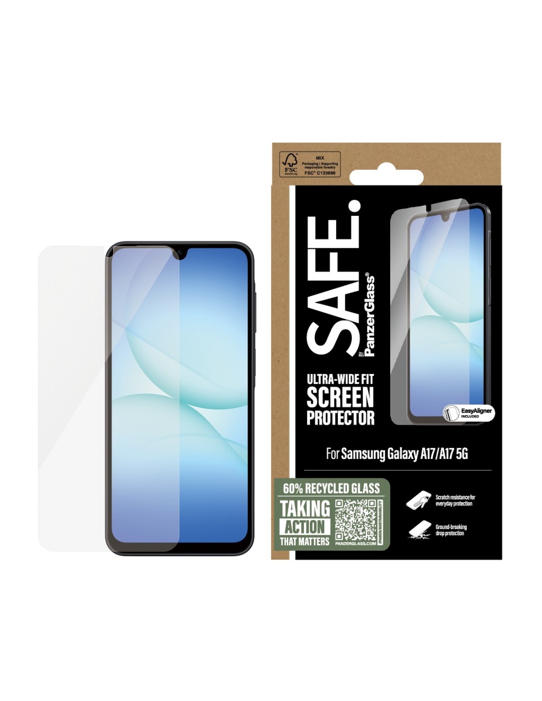 PanzerGlass SAFE. by ® Screen Protector Samsung Galaxy A17 | A17 5G ...