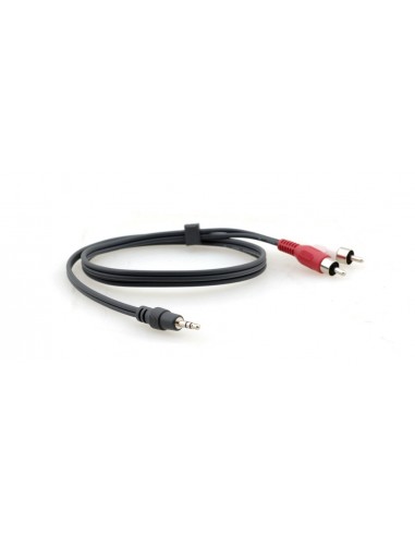 Kramer Electronics C-A35M/2RAM-50 cable de audio 15,2 m 3,5mm 2 x RCA Negro